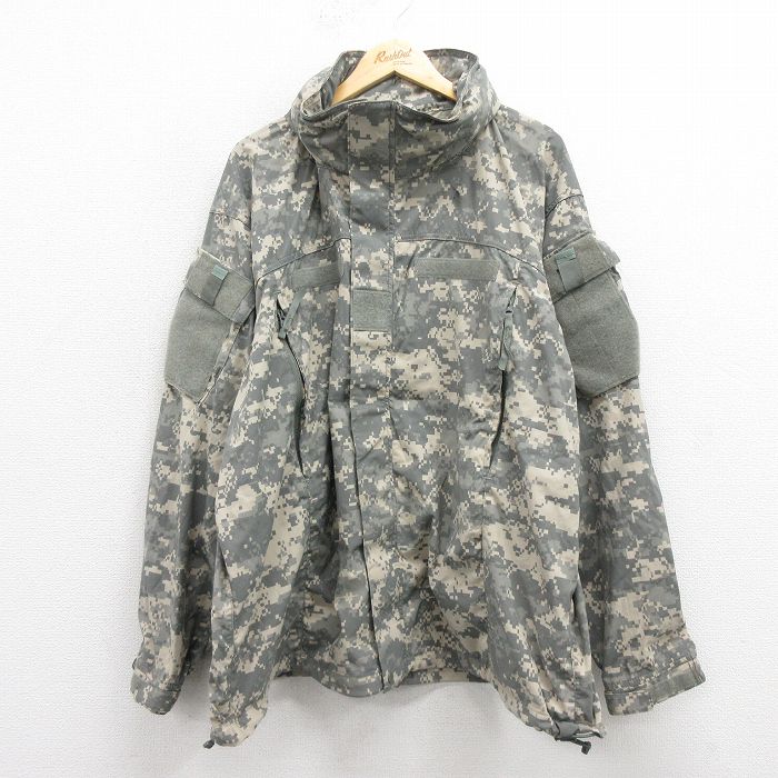 古着通販 XL☆古着 長袖 ミリタリー ジャケット メンズ 00年代 00s