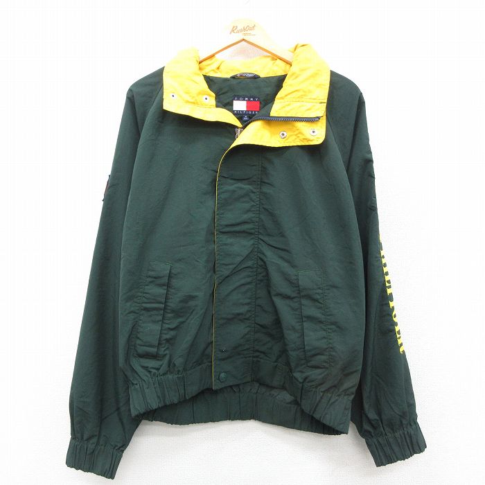 古着通販 XL☆古着 トミーヒルフィガー 長袖 ブランド ナイロン